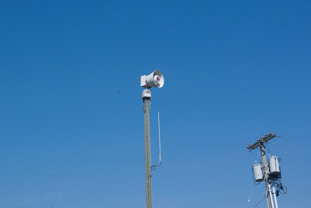 Delaware County’s outdoor warning sirens, in LEGO | Hiding in Plain Sight