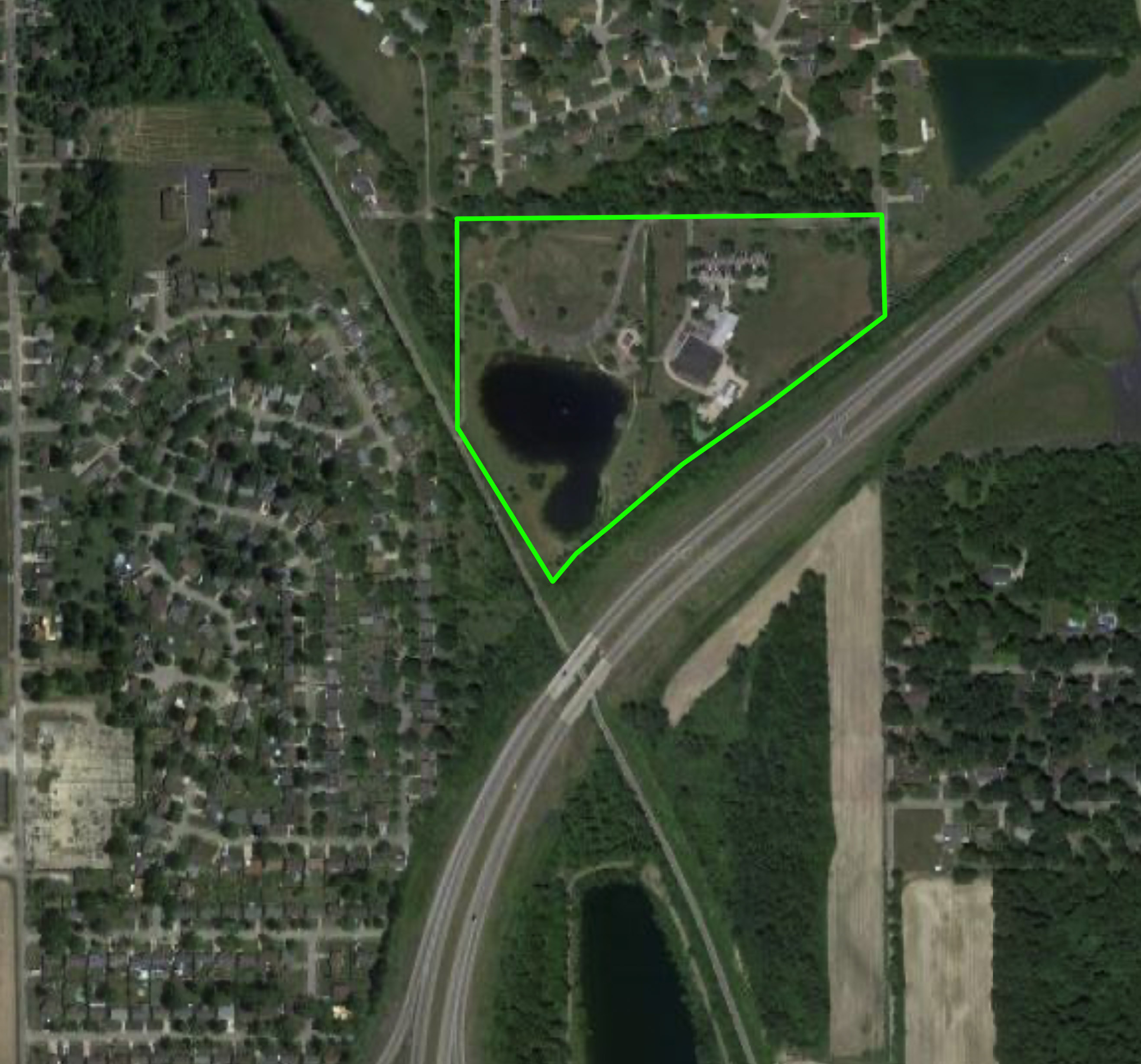 Muncie’s Mansfield Park from land, air, and sea | Ted Shideler