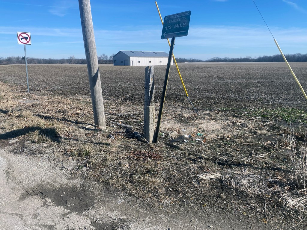 INDOT right-of-way markers are here, there, and everywhere | Hiding in ...