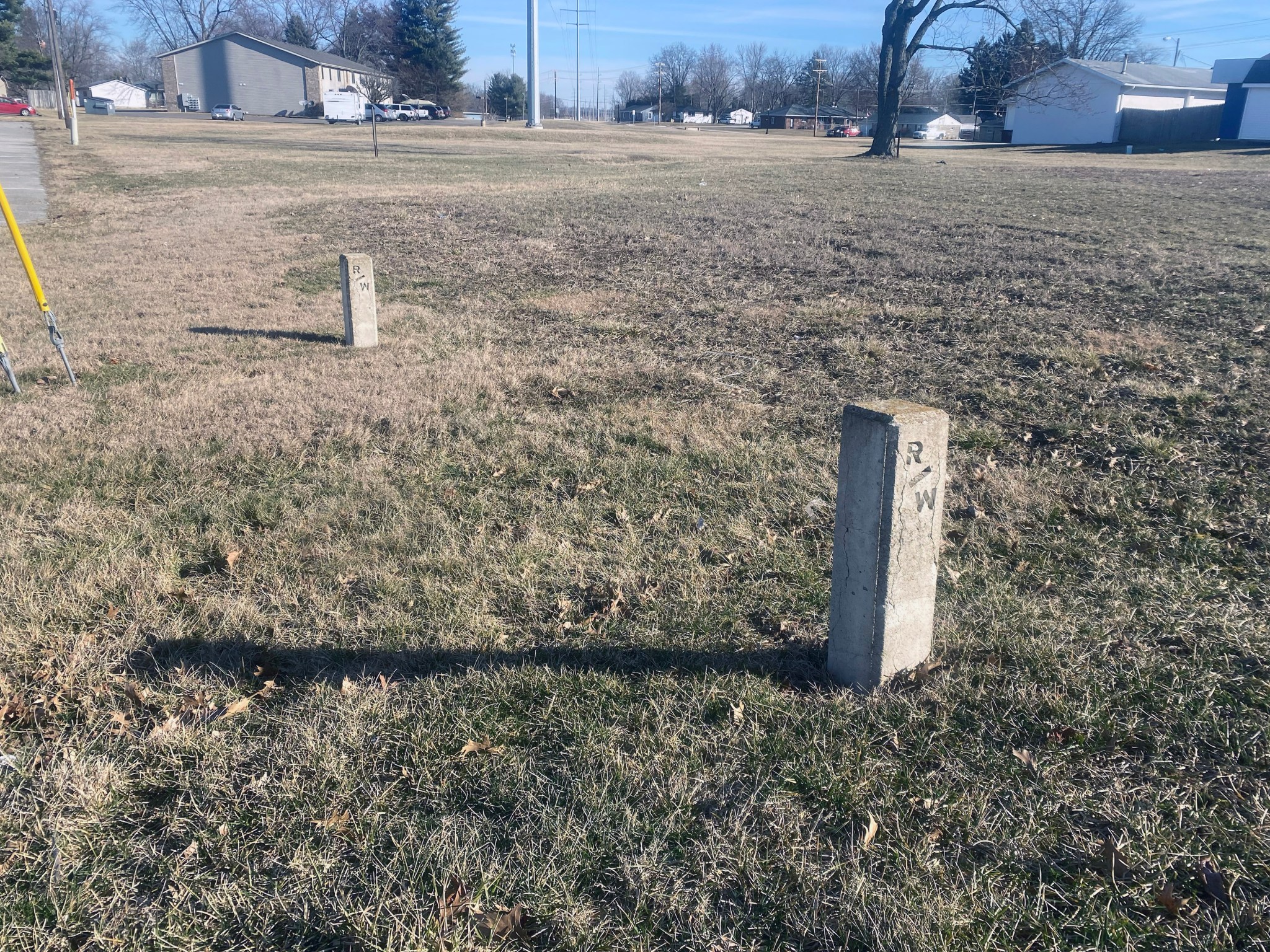 INDOT right-of-way markers are here, there, and everywhere | Hiding in ...