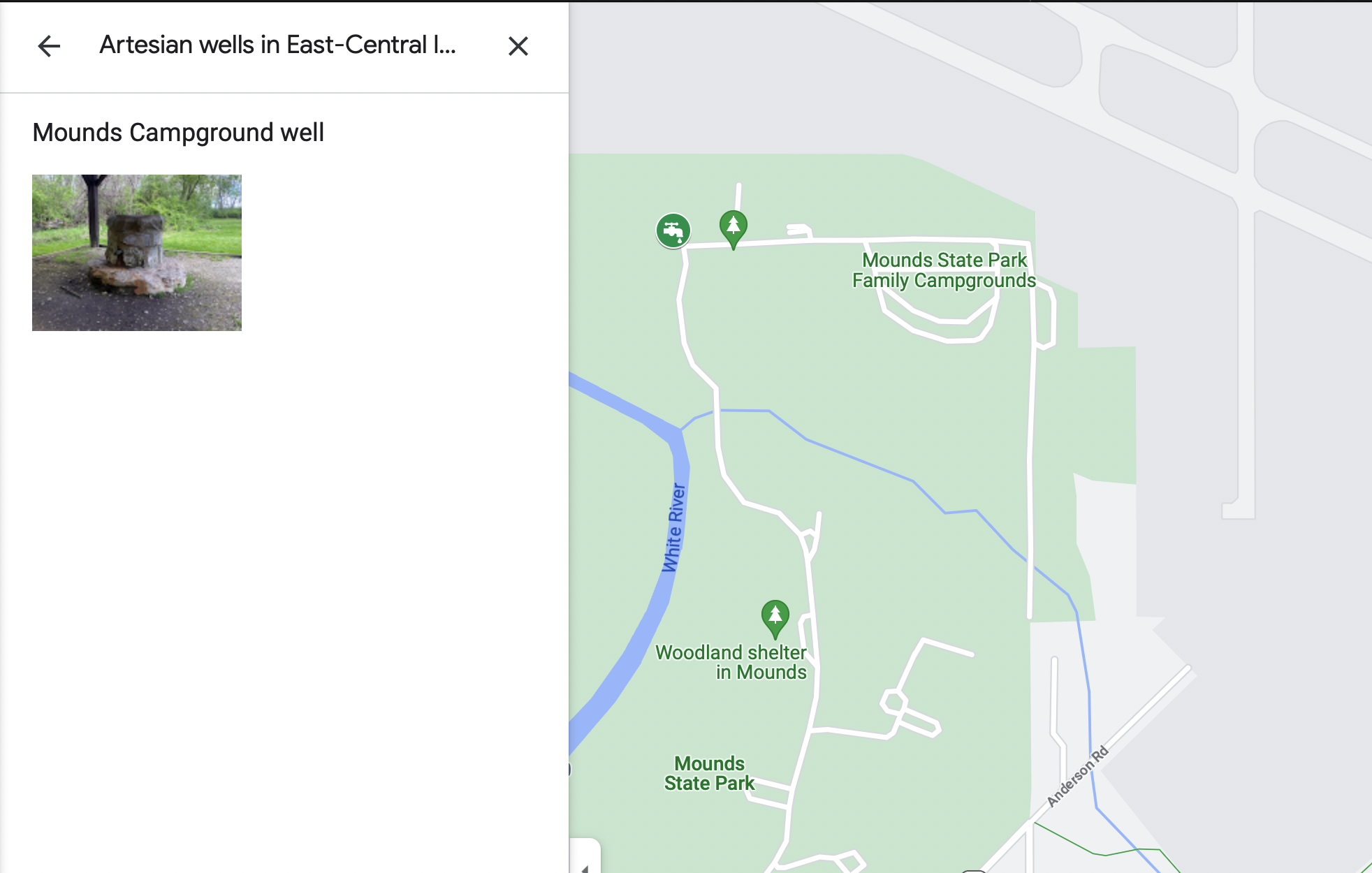 The artesian well map | Hiding in Plain Sight