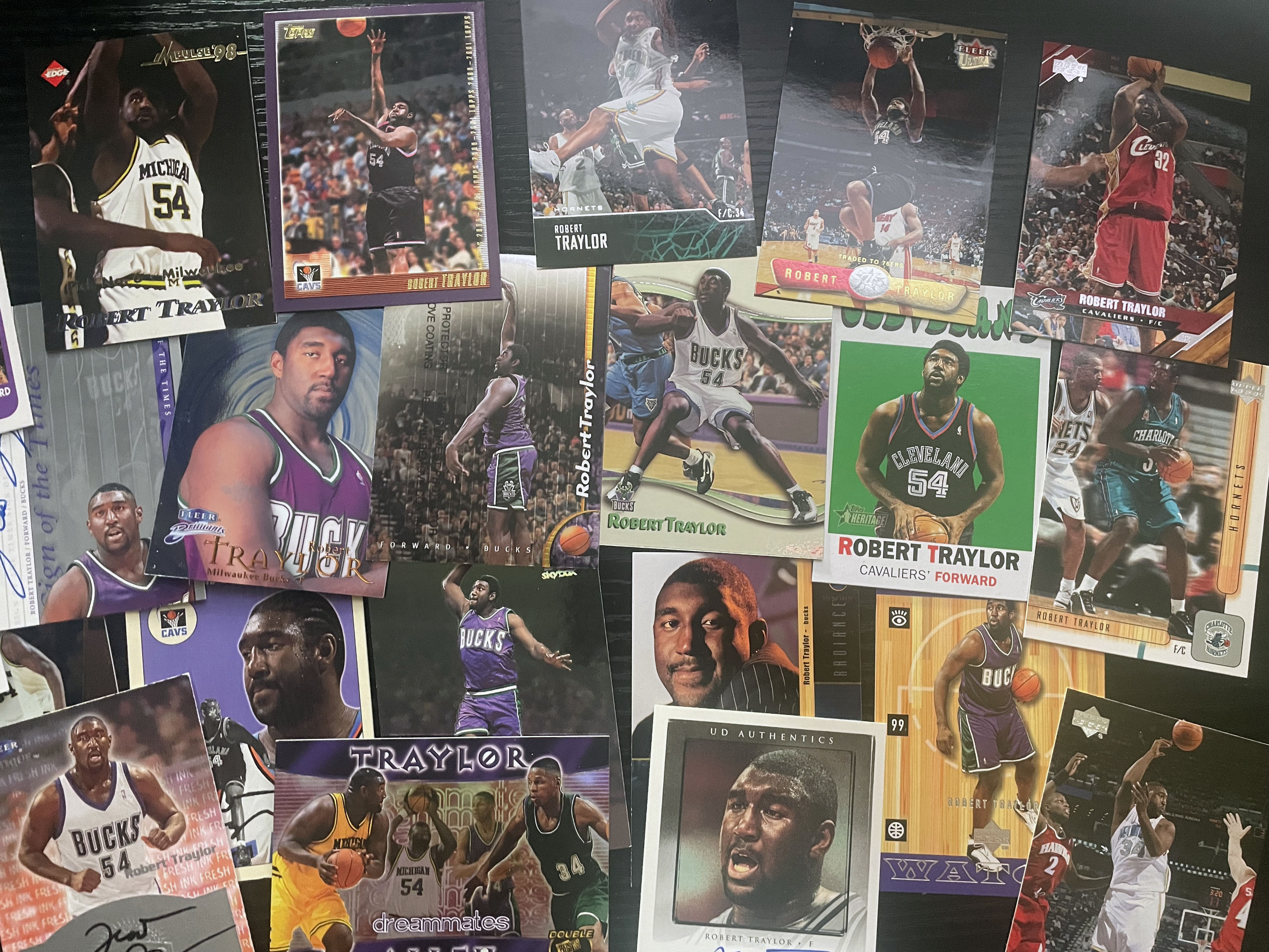 I may be the only person who collects “Tractor” Traylor basketball ...