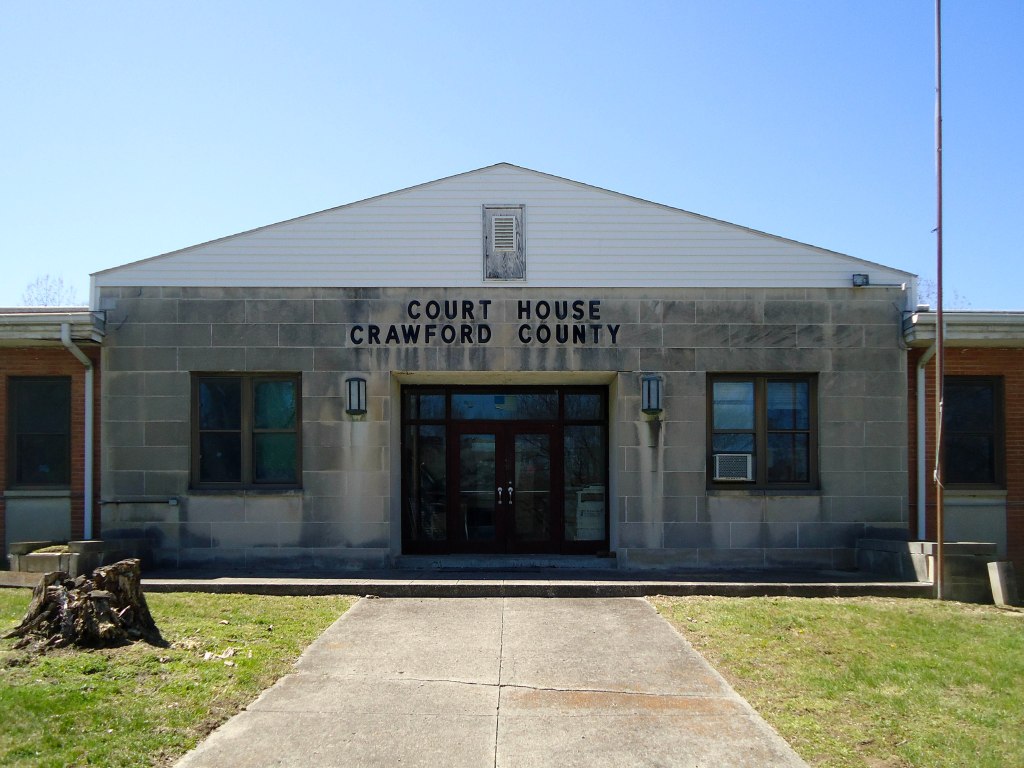 The Crawford County Courthouse in Indiana (1958-2004) | Hiding in Plain ...