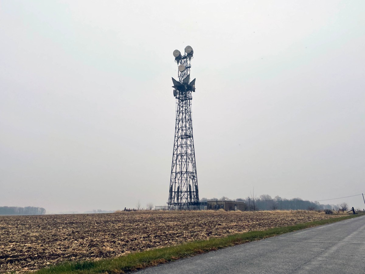 Michigantown’s old Long Line tower | Hiding in Plain Sight