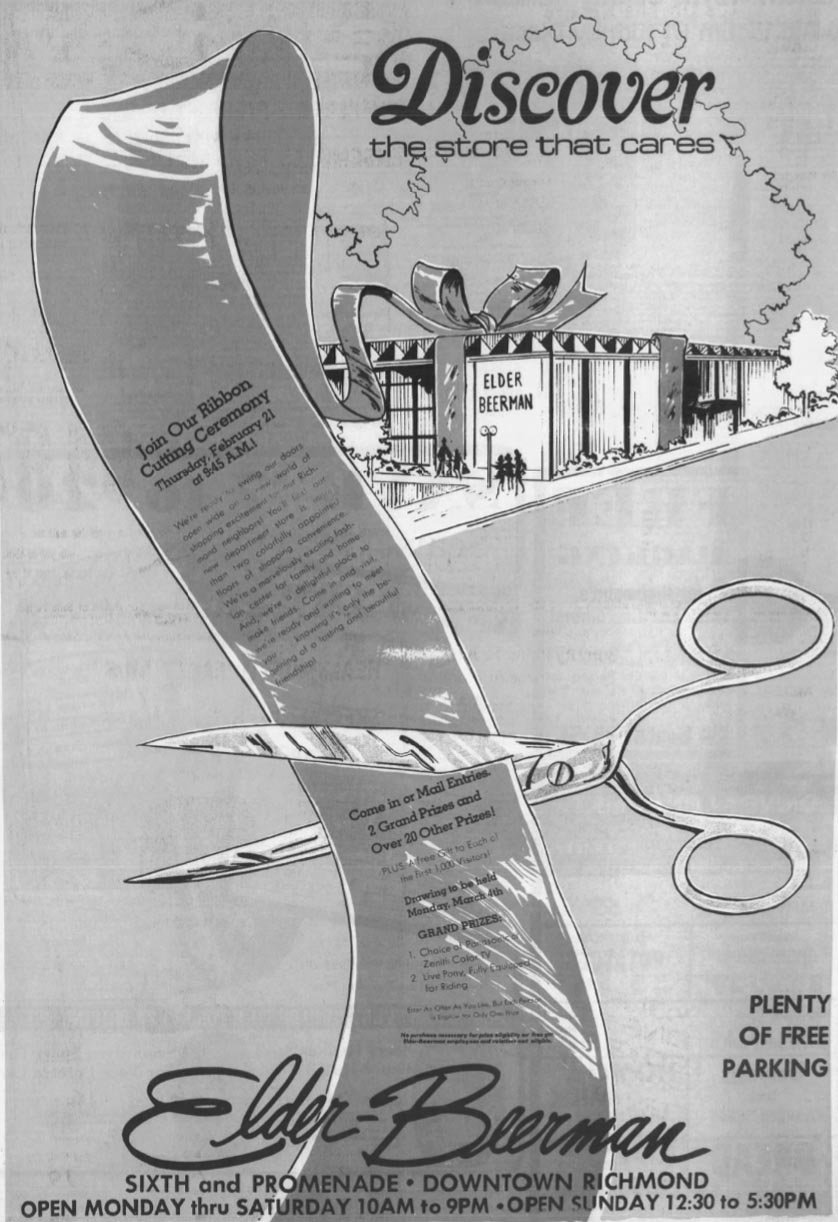 Elder-Beerman: a lost landmark in Richmond | Hiding in Plain Sight